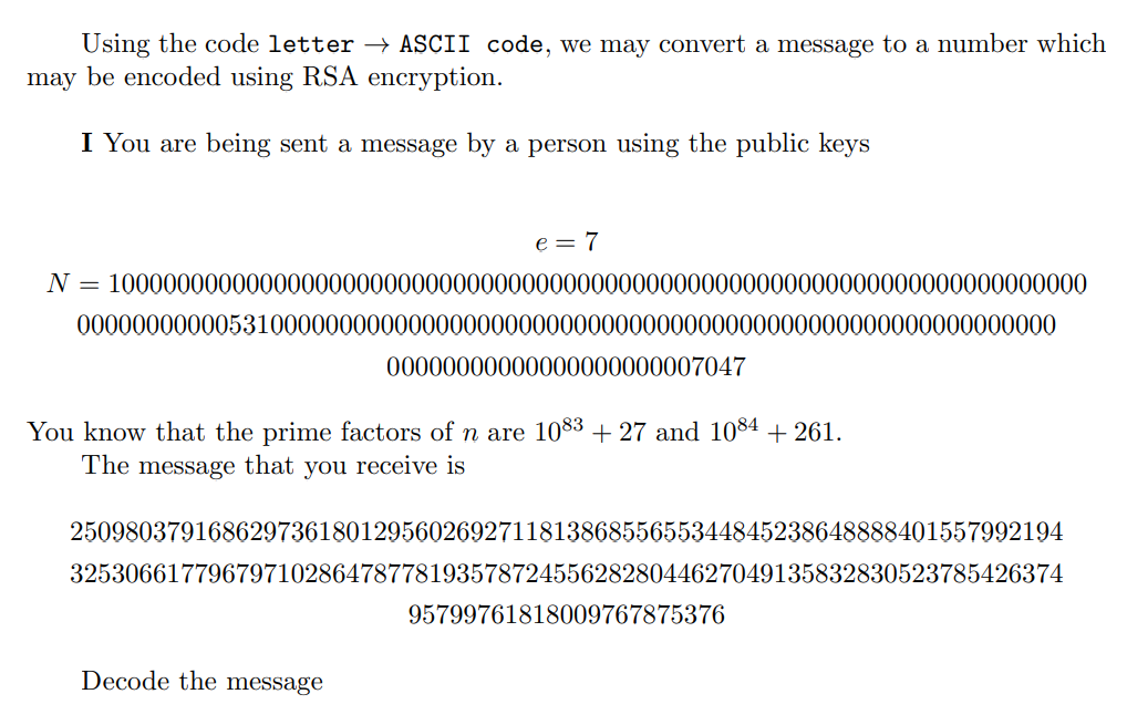 Using the code letter → ASCII code, we may convert a | Chegg.com