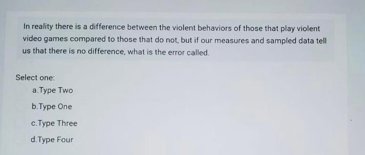 Solved In reality there is a difference between the violent | Chegg.com