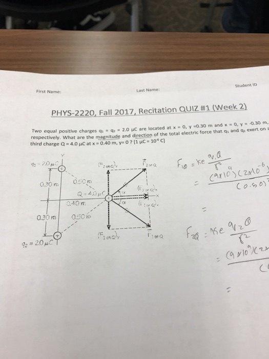 Solved Two equal positive charges q_1 = q_2 = 2.0 mu C are | Chegg.com