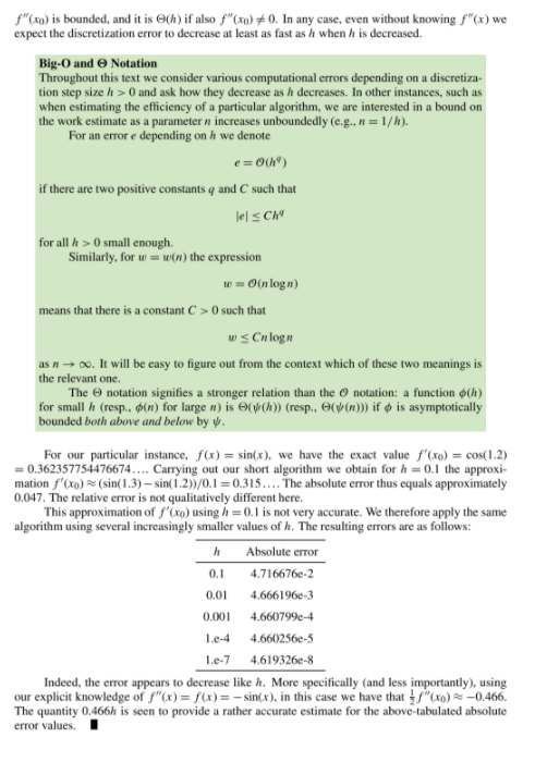 Solved + Example 1.2. Consider the problem of approximating | Chegg.com