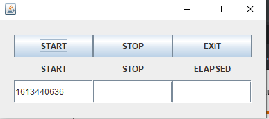 Solved This is a Java Swing Frame Stopwatch project to read | Chegg.com