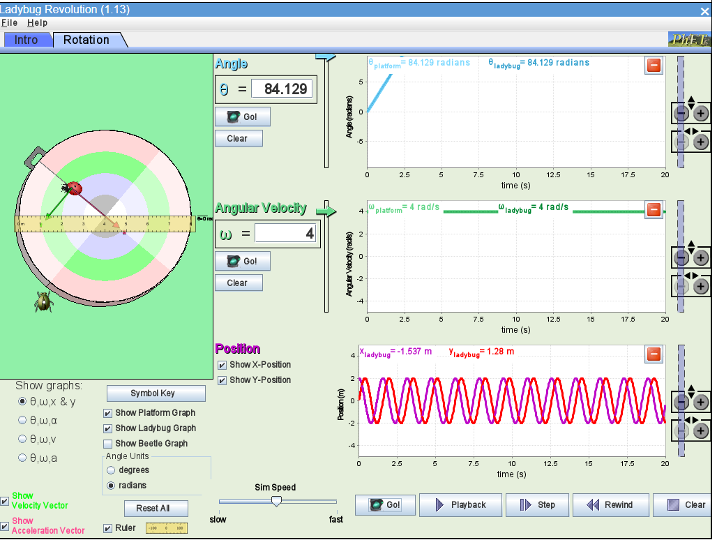 Solved 2. A ladybug walks around a circular track that has | Chegg.com