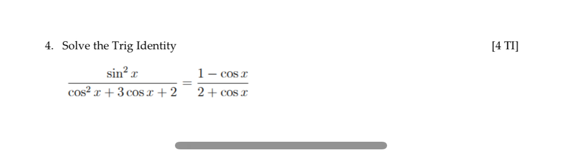 Solve the Trig | Chegg.com