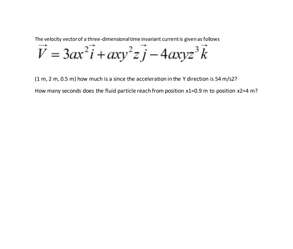 Solved The velocity vector of a three-dimensional time | Chegg.com