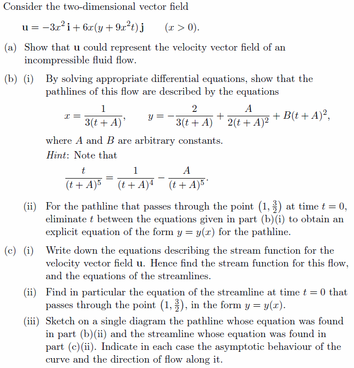 Solved Consider the two-dimensional vector field (a) Show | Chegg.com