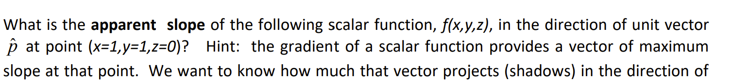 Solved What is the apparent slope of the following scalar | Chegg.com