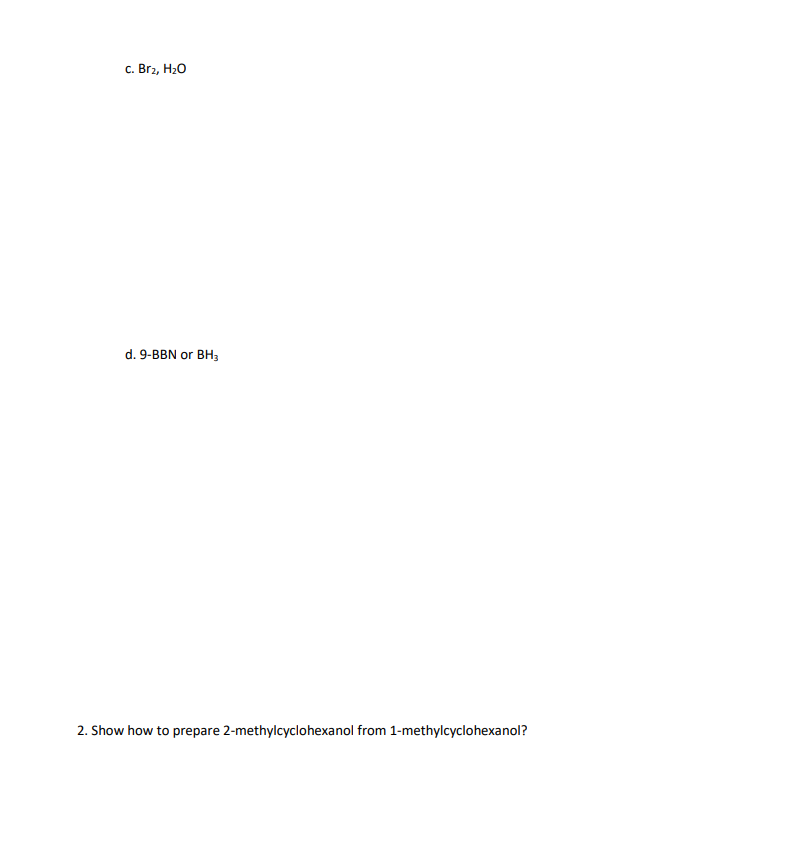 Solved 1. Draw a stepwise reaction mechanism for the | Chegg.com