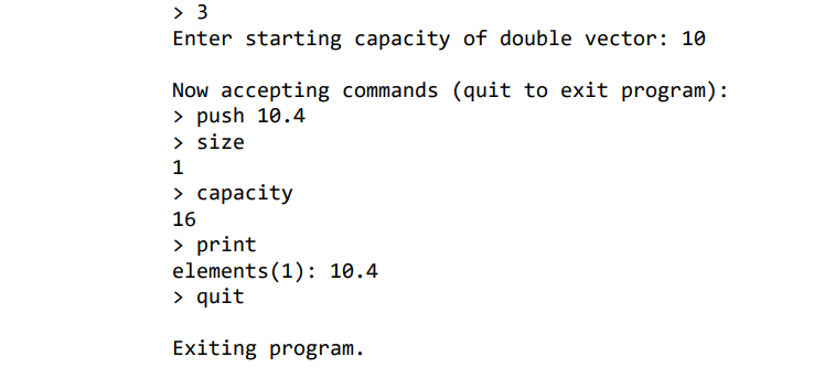 Solved Take the code from the integer_vector.cpp program, | Chegg.com