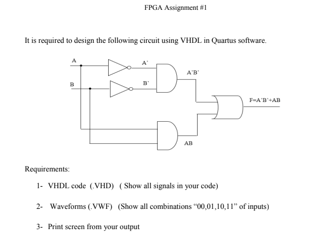 Solved It Is Required To Design The Following Circuit Using 0057