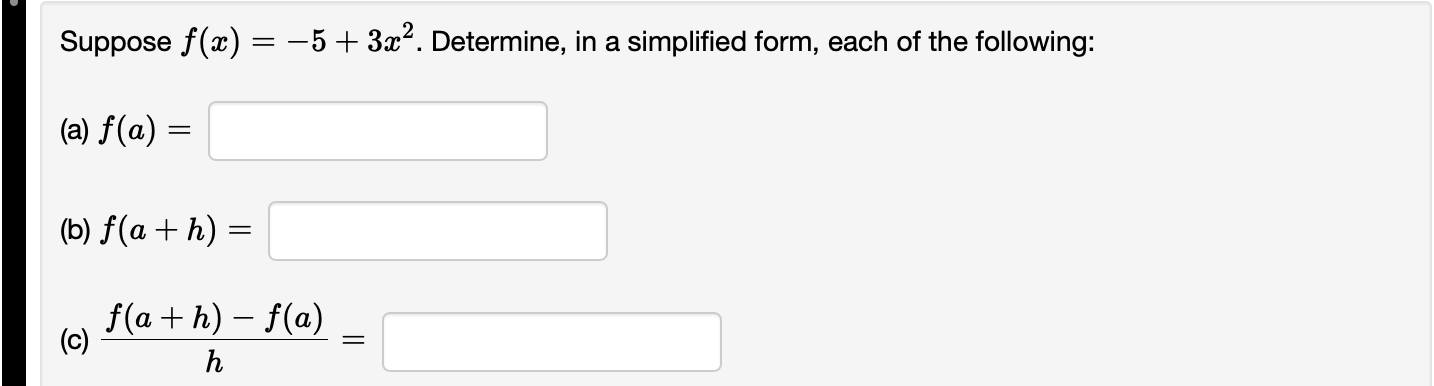 Solved Consider the function f(x)=1x2+1x−3. (a) What is the | Chegg.com