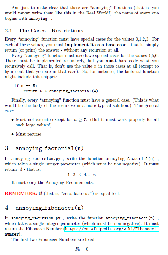 Solved 1.1 Loops Banned In every function in this project - | Chegg.com
