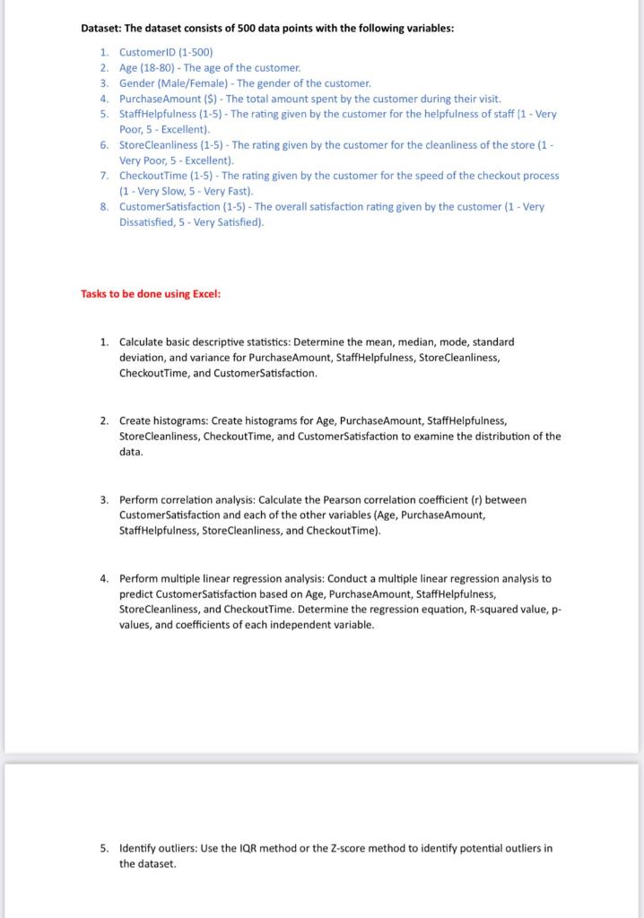 Solved Dataset: The dataset consists of 500 data points with | Chegg.com