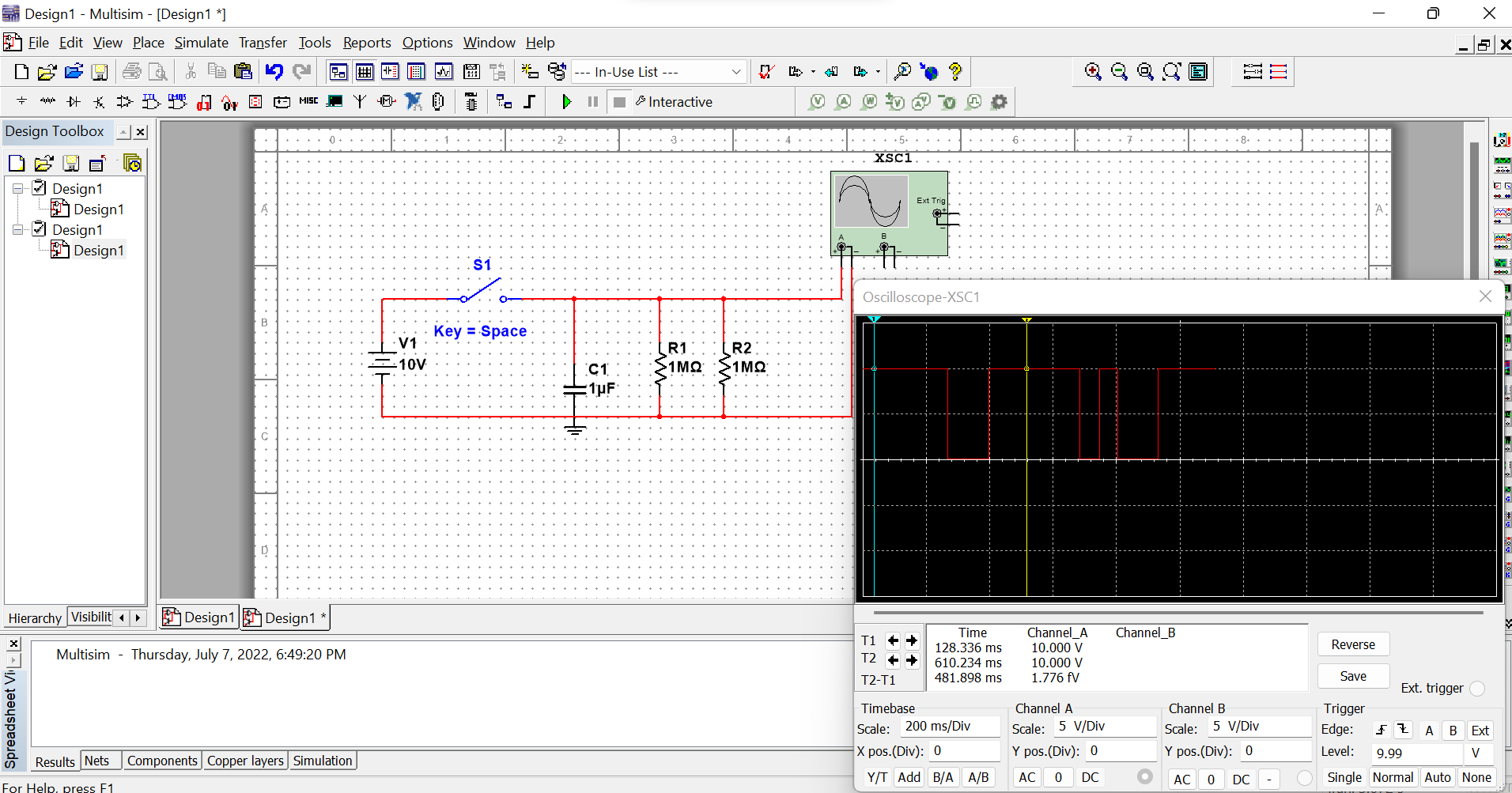 [Solved]: I need help with the oscilloscope i cant see