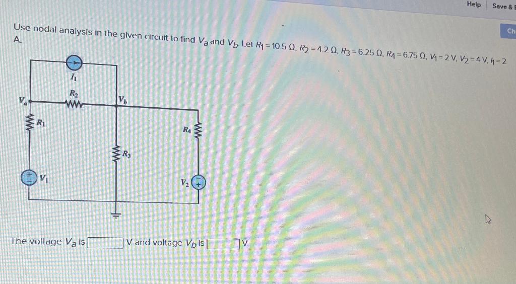 Solved Use nodal analysis in the given circuit to find Va | Chegg.com