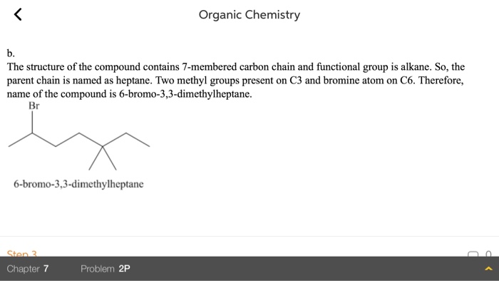 Organic Chemistry Step 4 0 d. The structure of the | Chegg.com