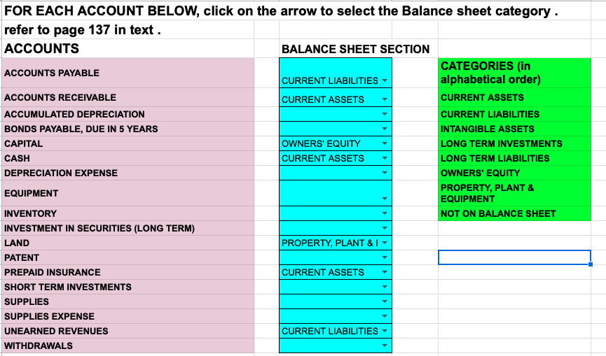 Solved Hello, Can someone please match the correct Balance | Chegg.com