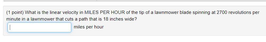 Solved (1 point) Suppose a car runs over a nail while | Chegg.com