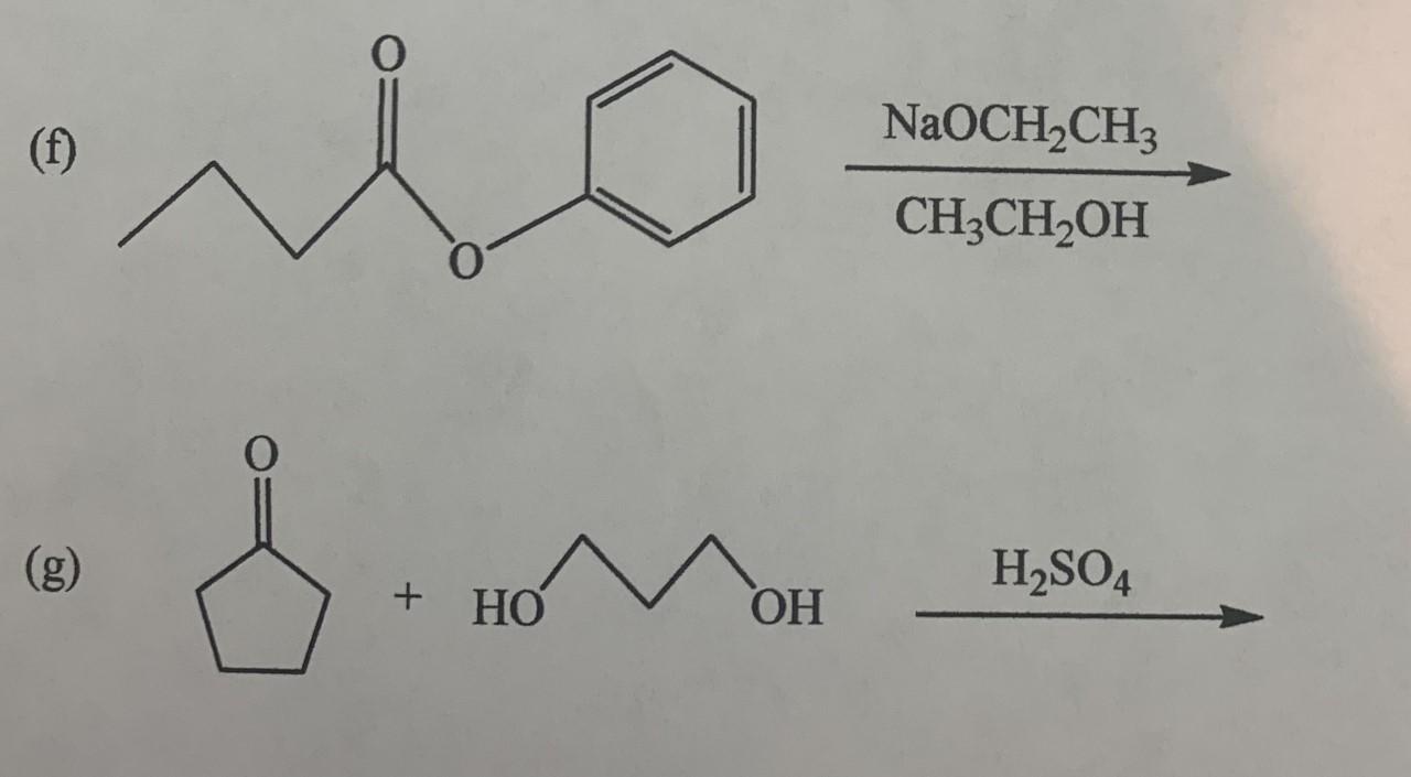 Solved NaOCH2CH3 CH3CH2OH H2SO4 + НО ОН | Chegg.com