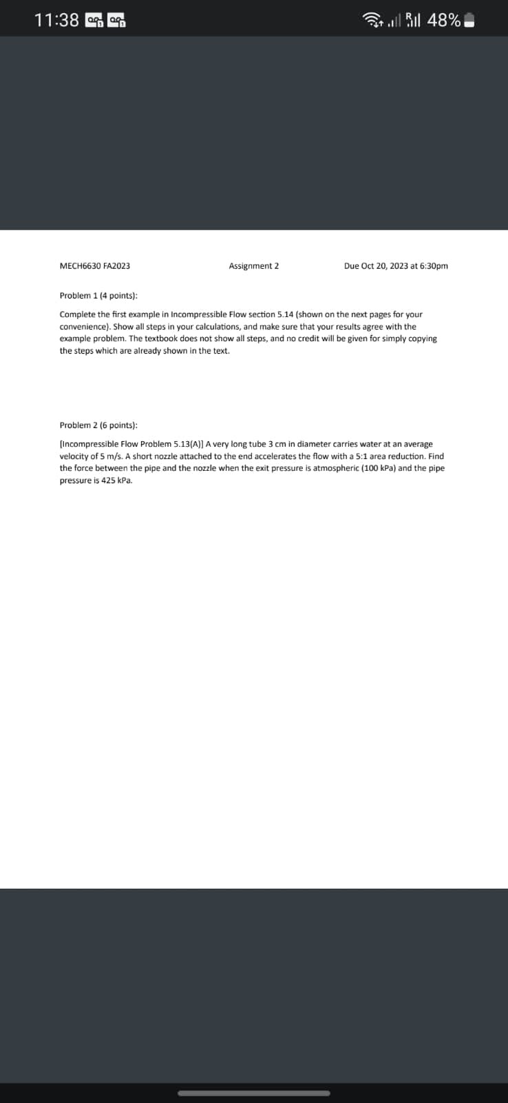 Solved Problem 1 (4 points): Complete the first example in | Chegg.com