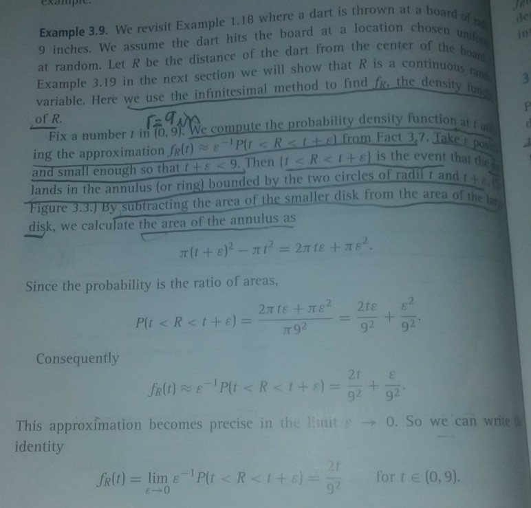 Solved Exercise 3.49. A random point is picked uniformly | Chegg.com