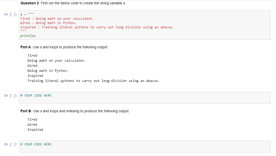 Solved Question 2: First run the below code to create the | Chegg.com