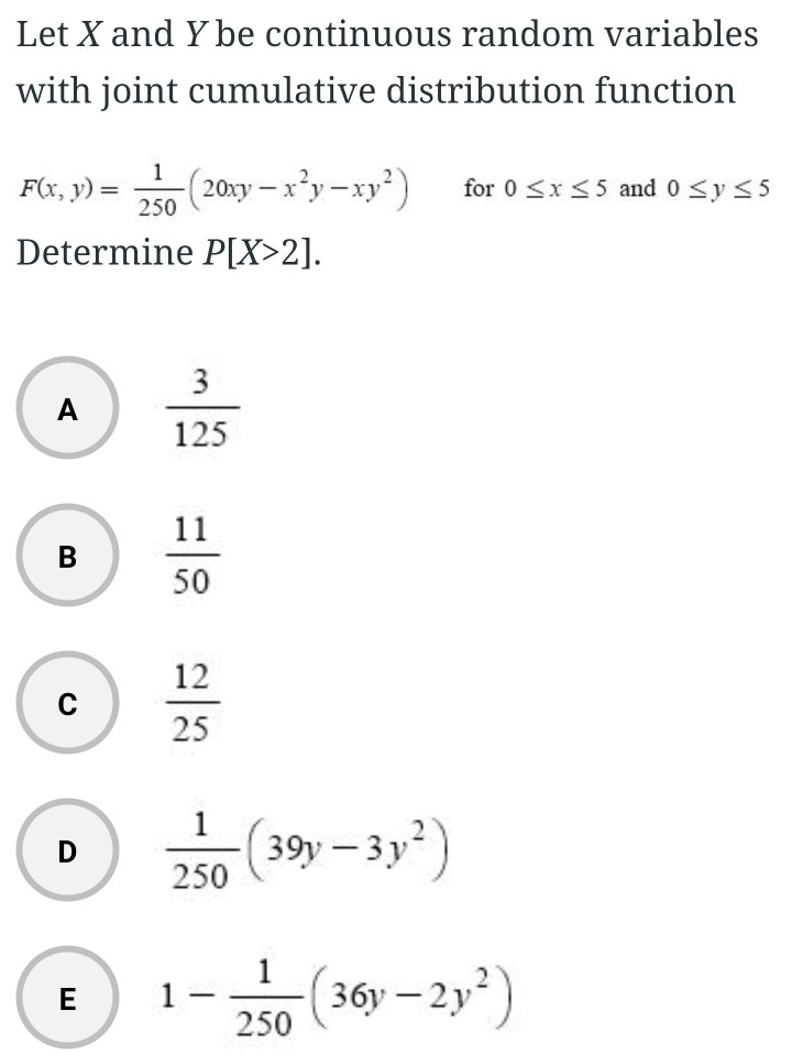 Solved Let X and Y be continuous random variables with joint | Chegg.com