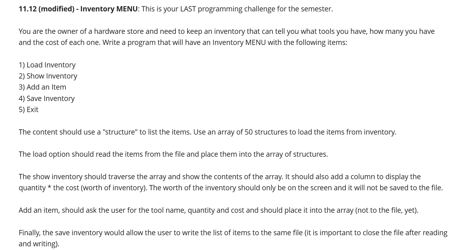 Solved *PLEASE NOTE*Do not use functions. You only need the | Chegg.com