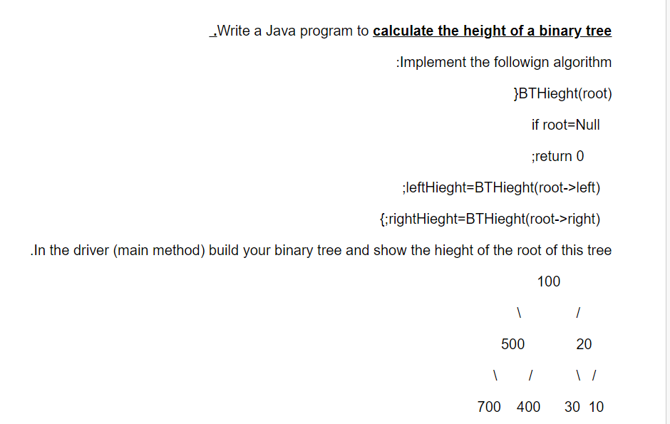 Solved A. Write a Java program to print the depth first | Chegg.com