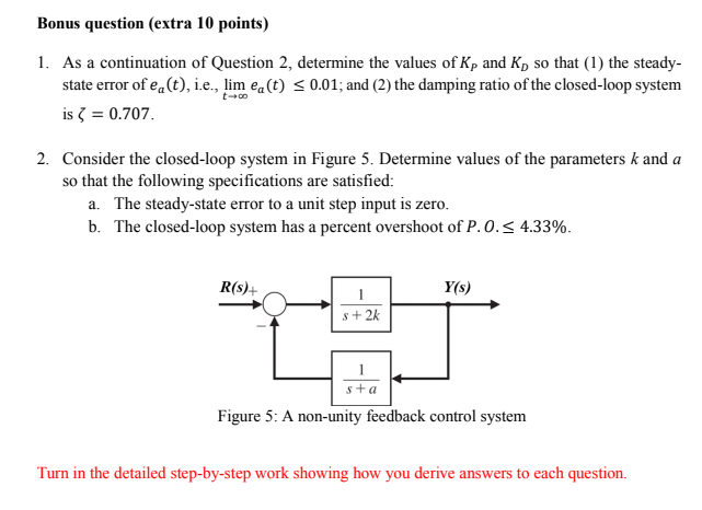 Solved Bonus question (extra 10 points) 1. As a continuation | Chegg.com