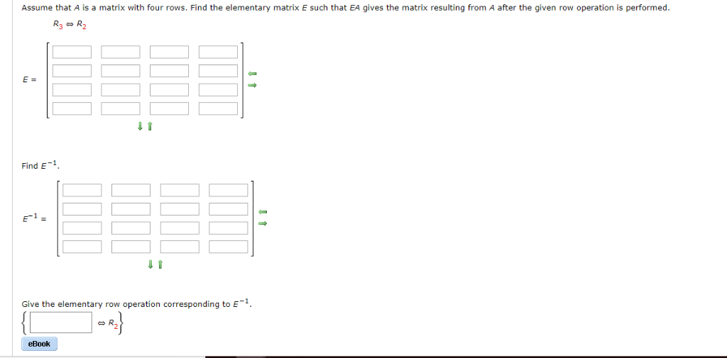 Solved Assume that A is a matrix with four rows. Find the | Chegg.com