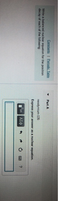 Solved Part D potassium-42 Write a Constants I Periodic | Chegg.com