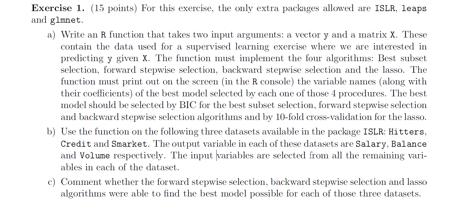 Solved Write an R function that takes two input arguments: a | Chegg.com