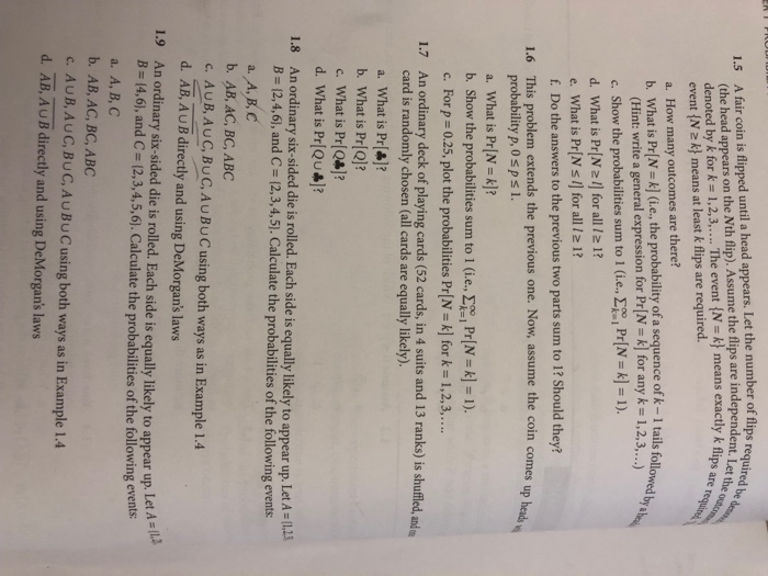 Solved 1.5 A fair coin is flipped until a head appears. Let | Chegg.com