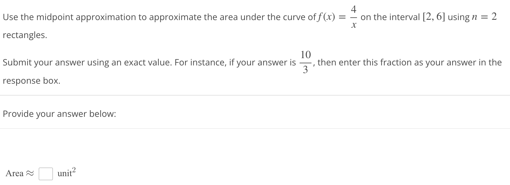 Solved Use the midpoint approximation to approximate the | Chegg.com