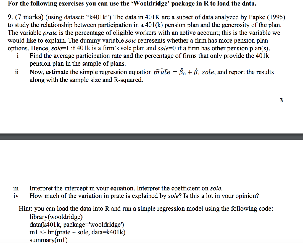 Solved For the following exercises you can use the | Chegg.com