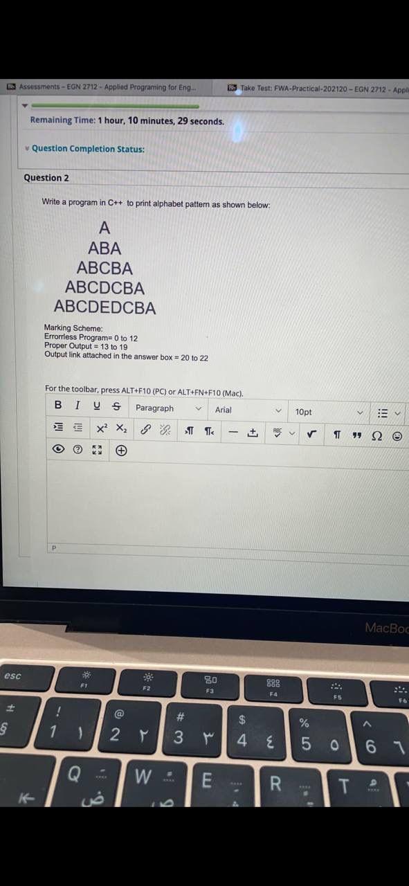 Solved 13 Assessments Egn 2712 Applied Programing For 7545