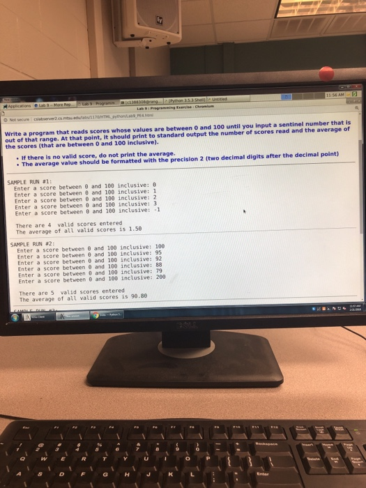 Solved Write A Program That Reads Scores Whose Values Are 9634