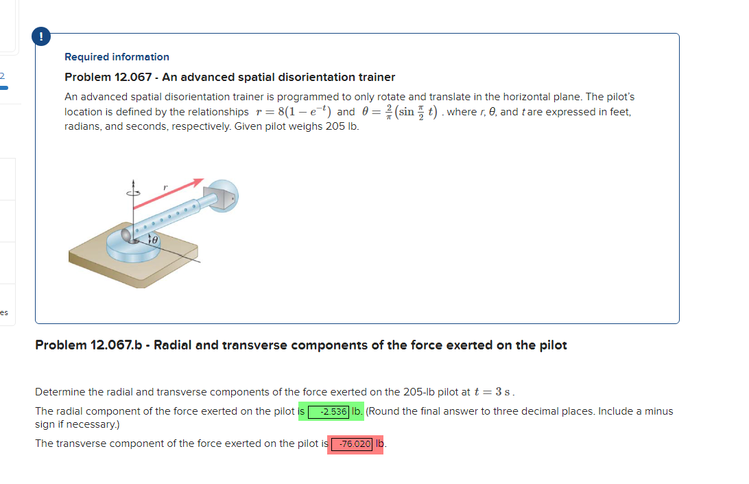 Solved !Required informationProblem 12.067 - ﻿An advanced | Chegg.com