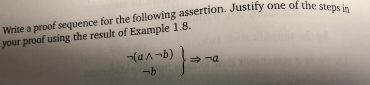Solved fy one of the steps in Write a proof sequence for the | Chegg.com