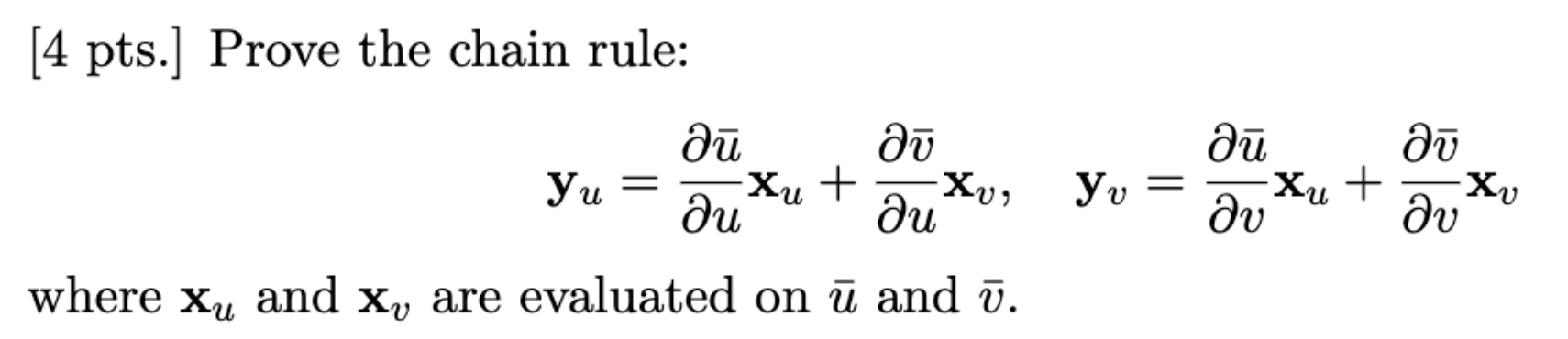 Solved [4 pts.] Prove the chain rule: | Chegg.com
