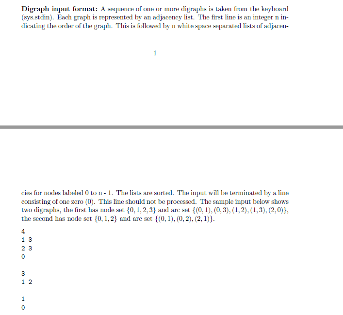 1. Directed girth of a digraph 30 Marks For a digraph | Chegg.com