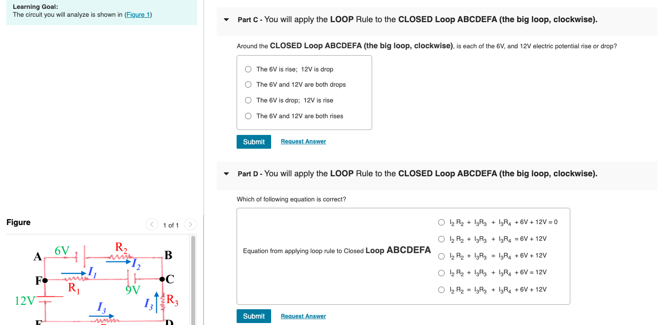 Solved Learning Goal: The circuit you will analyze is shown | Chegg.com