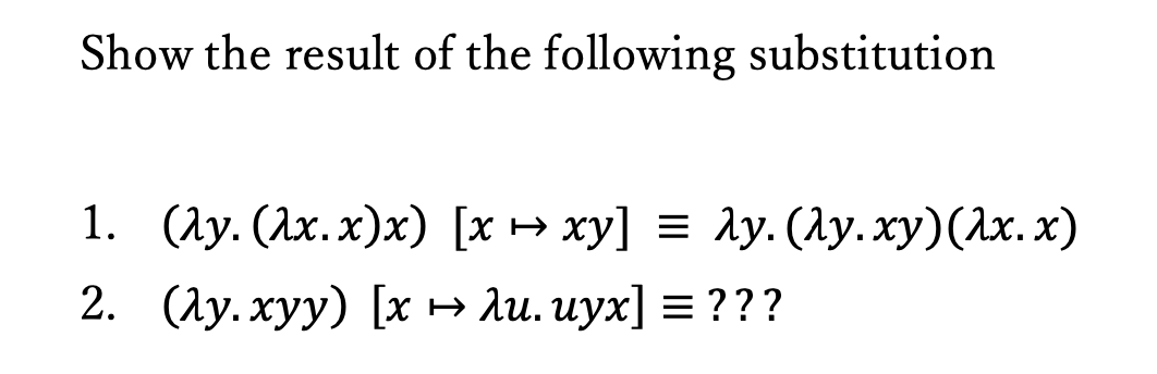 Solved lambda expression Show the result of the following | Chegg.com