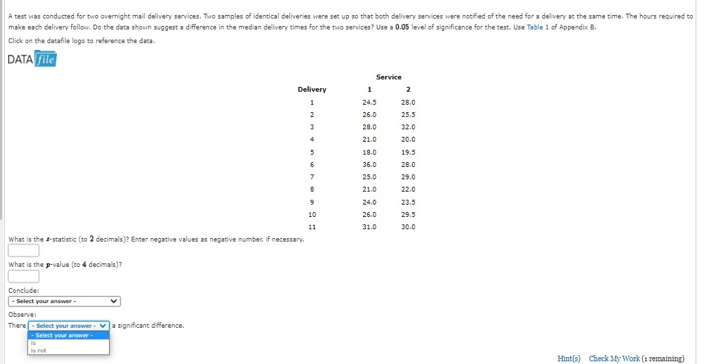 Solved Click on the datafile logo to reference the data. | Chegg.com