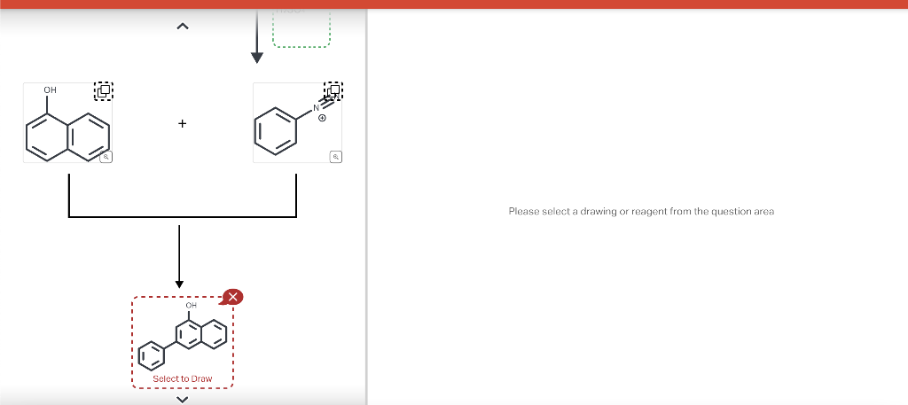Solved Please select a drawing or reagent from the question | Chegg.com
