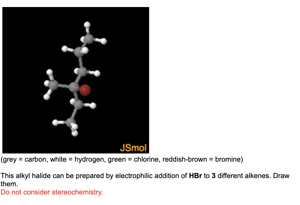 Solved JSmol (grey = carbon, white = hydrogen, green = | Chegg.com