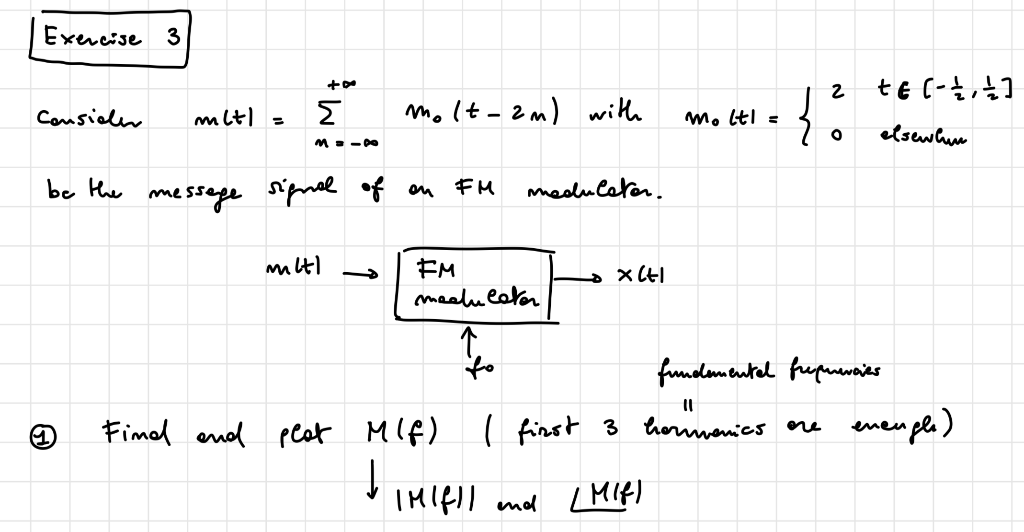Solved Exercise 3 Consialer mitl = F moltan) with 12 te (-,] | Chegg.com