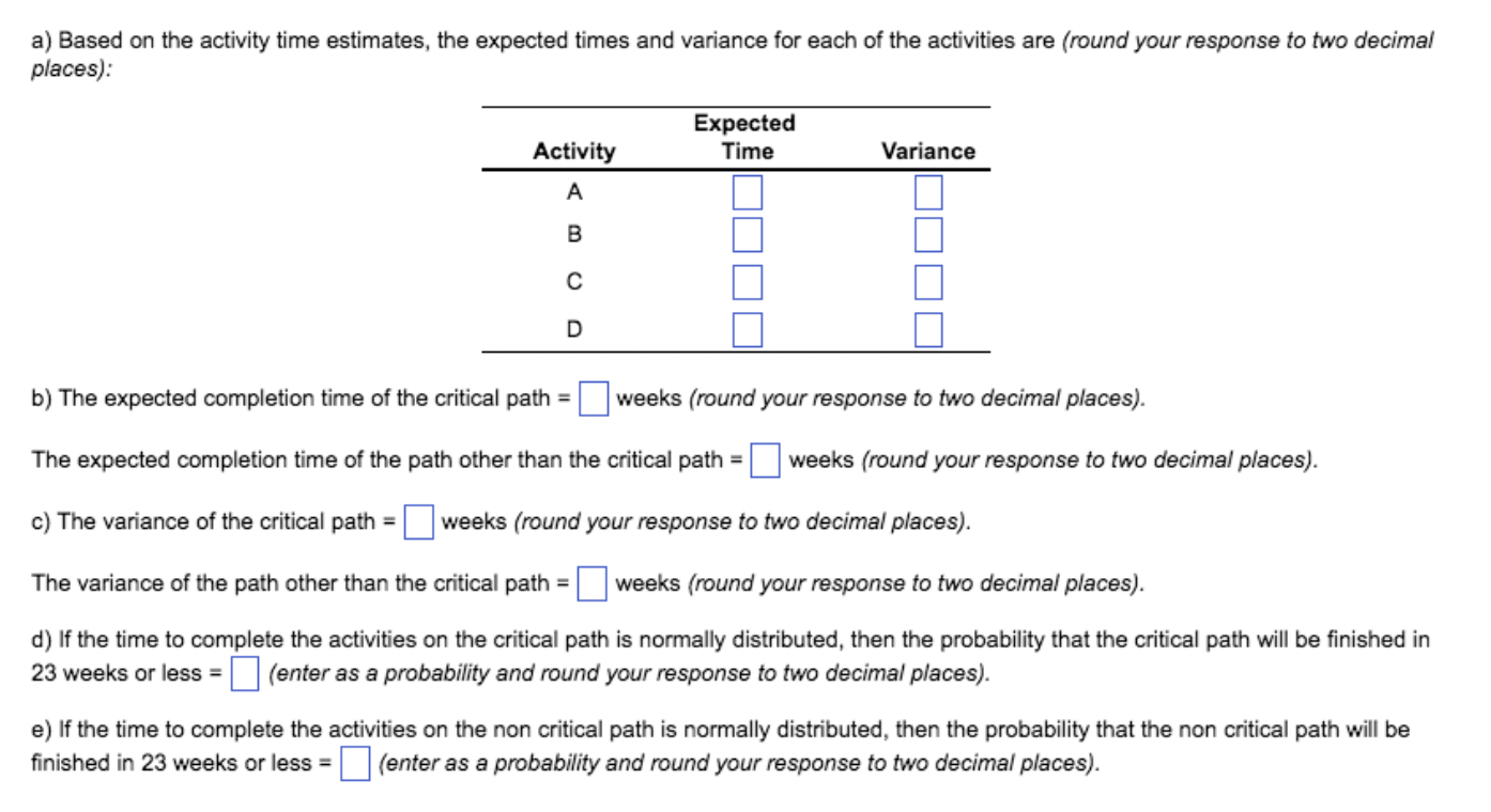 Solved This exercise contains only parts a,b,c,d, and e. a) | Chegg.com
