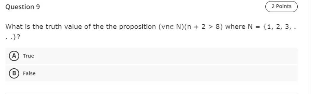 What is the truth value of the the proposition | Chegg.com