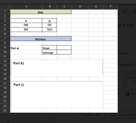 Solved Solve this in Excel and provide the answer in Excel | Chegg.com